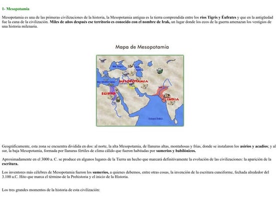 Proyecto De Escuela Modelo De Riego De Mesopotamia Mesopotamia