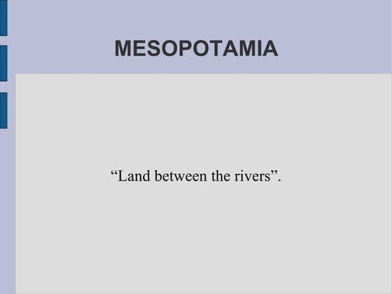 Mesopotamian civilization | PPT