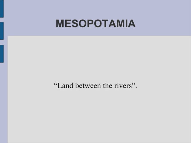 Mesopotamian civilization | PPT