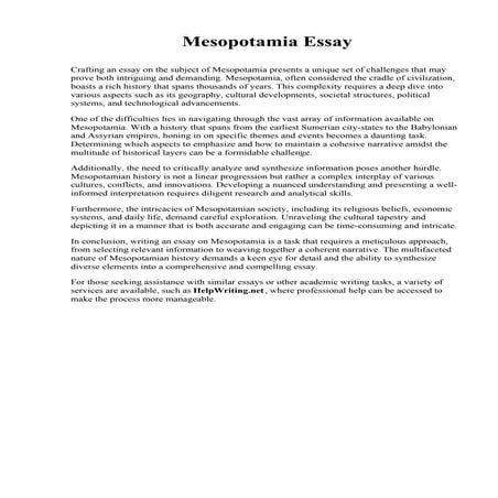 Mesopotamia Essay.pdf