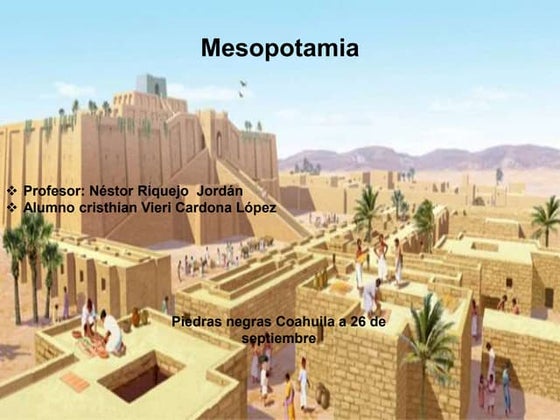 Proyecto De Escuela Modelo De Riego De Mesopotamia Mesopotamia