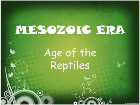 Mesozoic era | PPTX