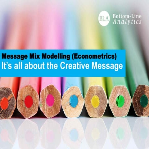 Message Mix Modeling - Leveraging Creative for Sales Growth | PPT
