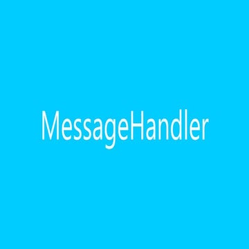 Message handler customer deck | PPT