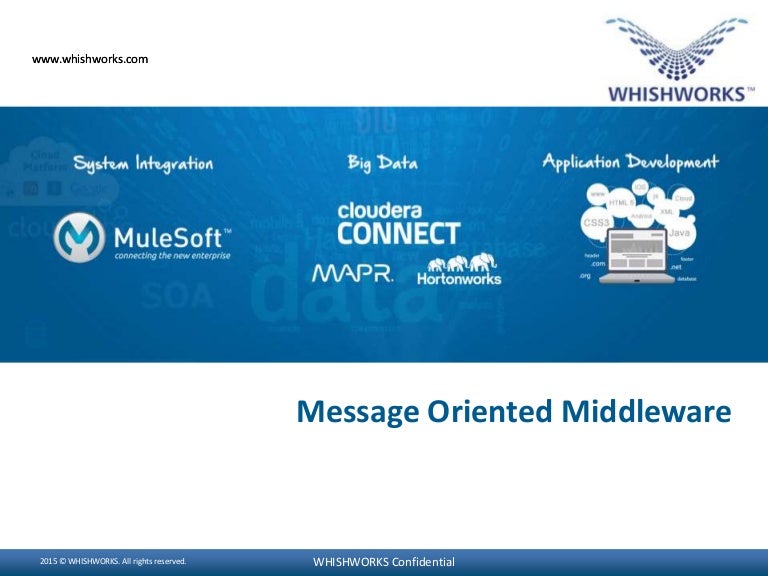 Message oriented middleware