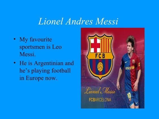 Lionel Messi PPT.pdf | Soccer | Sports