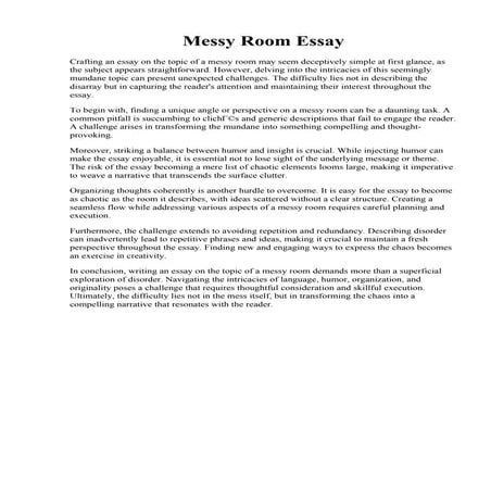 Messy Room Essay.pdf