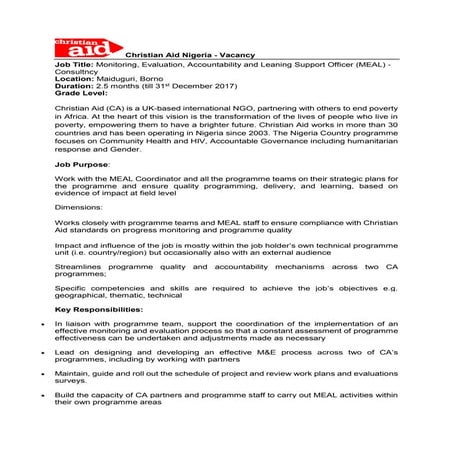 Me support officer | PDF