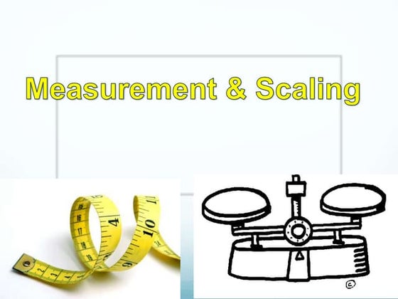 Measurement Scales in Research | PPT
