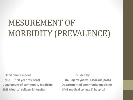 Calculating person time | PPT