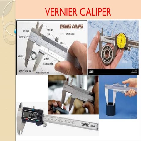 Linear measurements vernier and micro meter | PPTX