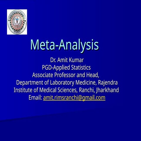 Meta-analysis for systematic reviews.ppt