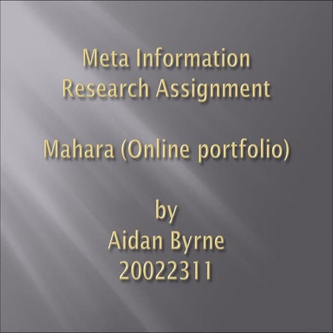Meta Information | PPT