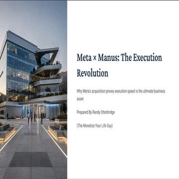 Why Execution Speed Is the Ultimate Business Asset | PDF