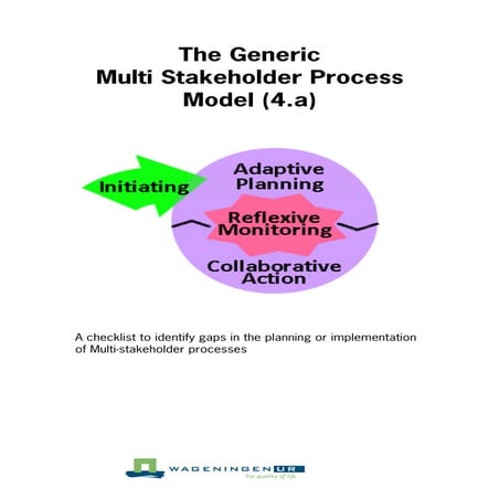 MeTA MSP workshop: The Generic Multi Stakeholder Process Model | PDF