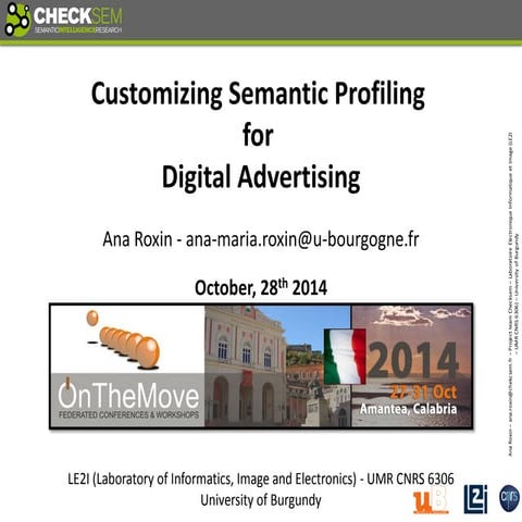 Customizing Semantic Profiling For Digital Advertising Ppt