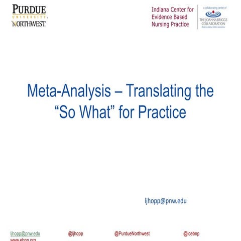 Introduction to meta analysis | PDF