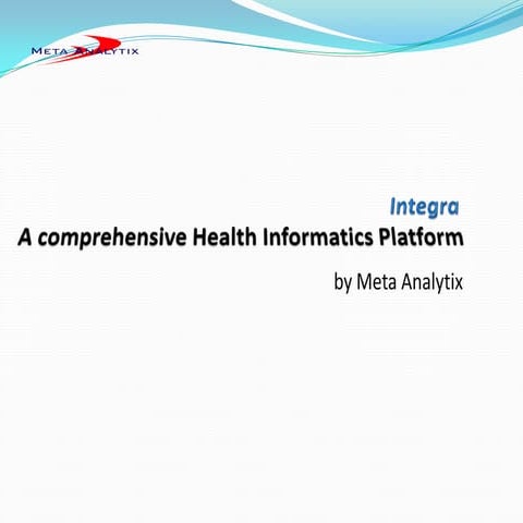 Meta Analytix Provider CIO View | PPTX | Databases | Computer Software and Applications
