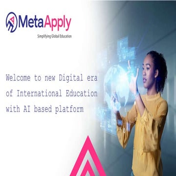 MetaApply - Simplifying Your Study Abroad Journey | PPTX