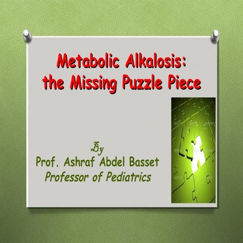 Metabolic alkalosis | PPT