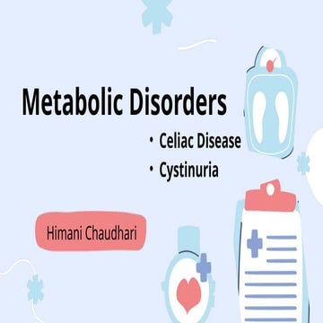 Metabolic disorders biomedical presentation | PPT