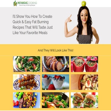 Metabolic kitchen: Fat loss cookbook. | PPT
