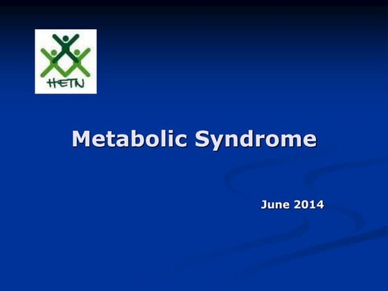 Metabolic Syndrome Pptx 6085