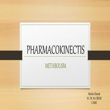 Biotransformation (Drug Metabolism) | PPTX