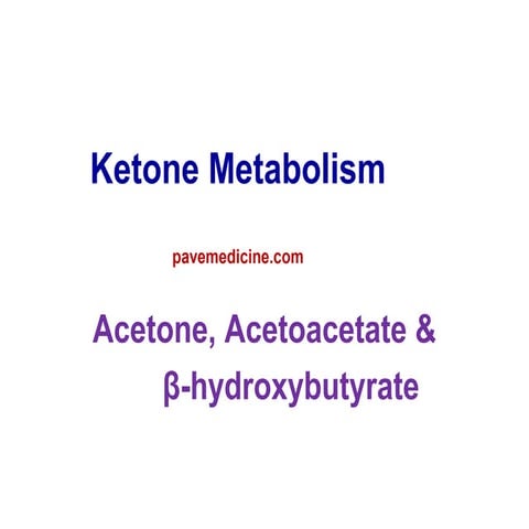 Metabolism of ketone bodies | PPT