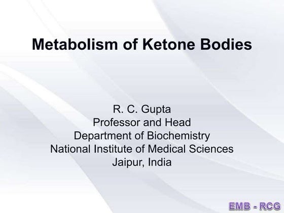 Ketone bodies | PPT