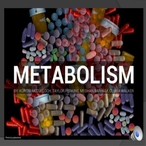 Pharmacology Metabolism presentation | PPT