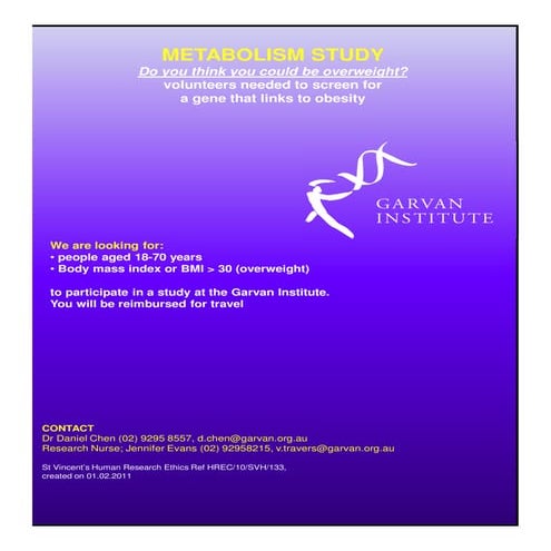 Metabolism Study | PDF