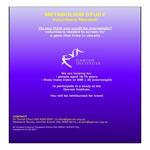 Metabolism Study | PDF