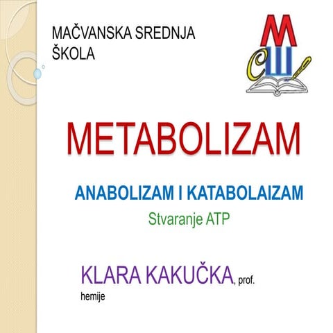 Metabolizam | PPTX