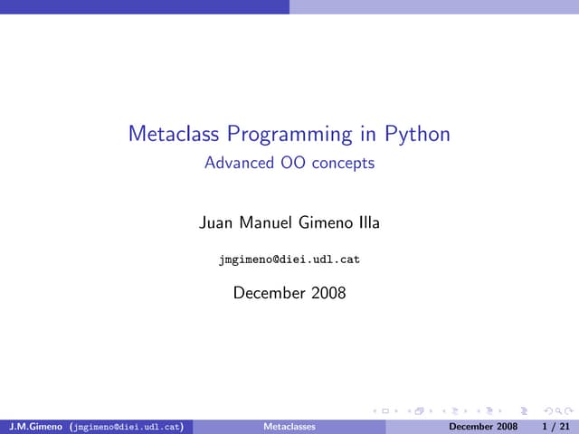 Metaclass Programming In Python Ppt 3280
