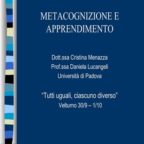 Metacognizione | PPS