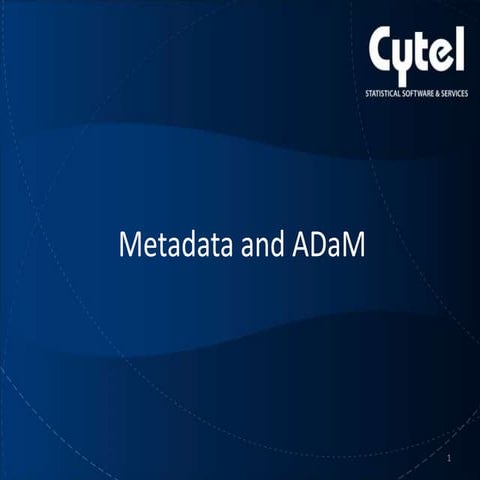 Metadata And Adam Pptx Computer Software And Applications Computing 0437
