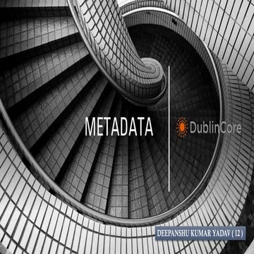 Dublin Core Metadata : Library’s Digital DNA | PDF