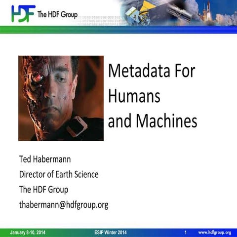 Metadata For Humans and Machines | PPT