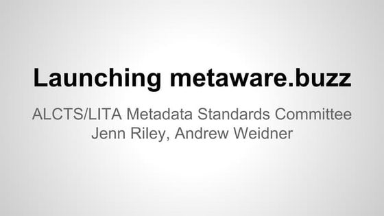 Future of Metadata | PPT