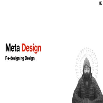 Meta design - redesigning design | PPT