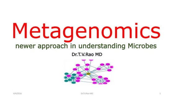 Metagenomics | PPTX | Biotech and Biomedical Industry | Industries