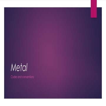 Metal presentation[1] | PPT