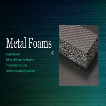 Metal foams | PDF
