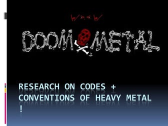 Metalheads codes and conventions | PPT