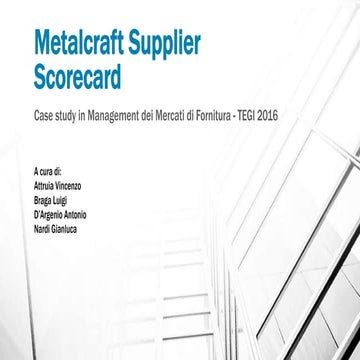 Metalcraft case study | PPTX