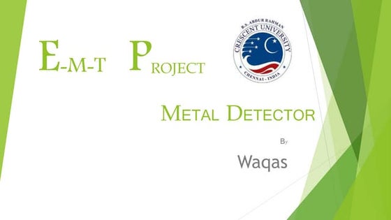Metal detector | PPTX