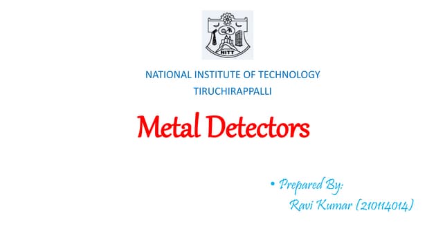 Metal detector | PPTX