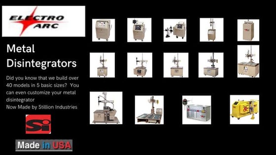 Electro Arc 3-S Portable Disintegrator | PDF