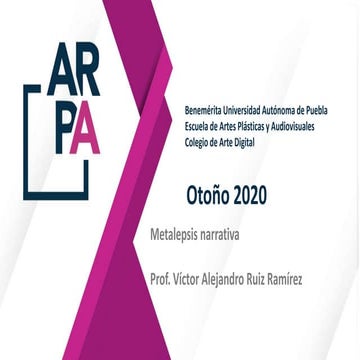 Metalepsis narrativa | PPTX